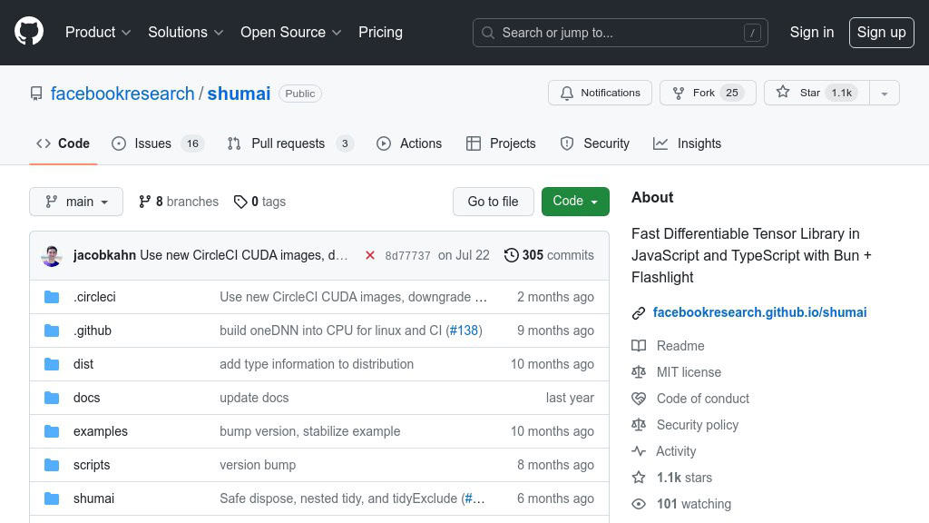 Shumai | Fast Differentiable Tensor Library | Futureen