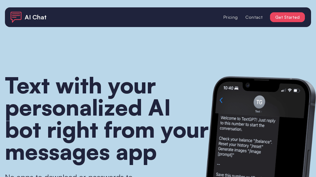 AI Chat | No Apps or Passwords Needed | Futureen