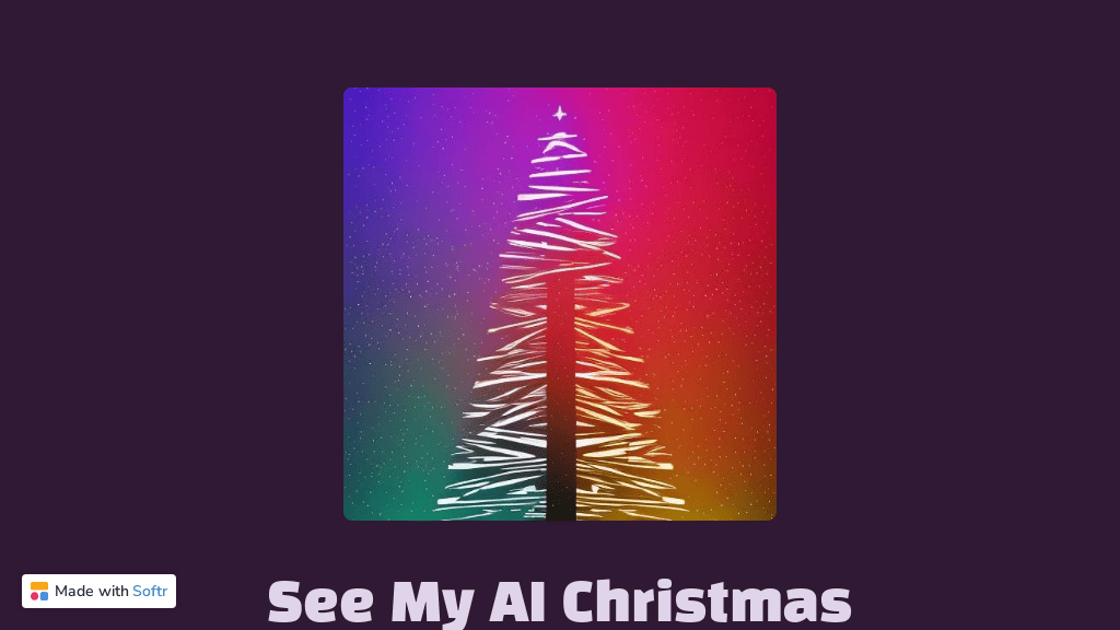AI Christmas Tree | Make Friends on Twitter | Futureen