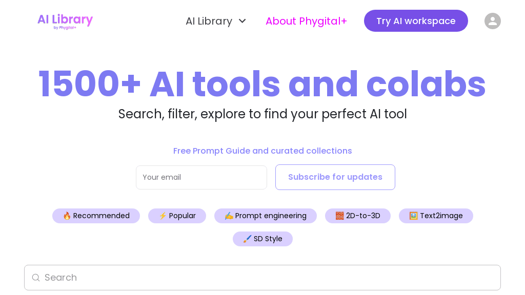 AI Library | The Ultimate Collection of AI Tools | Futureen