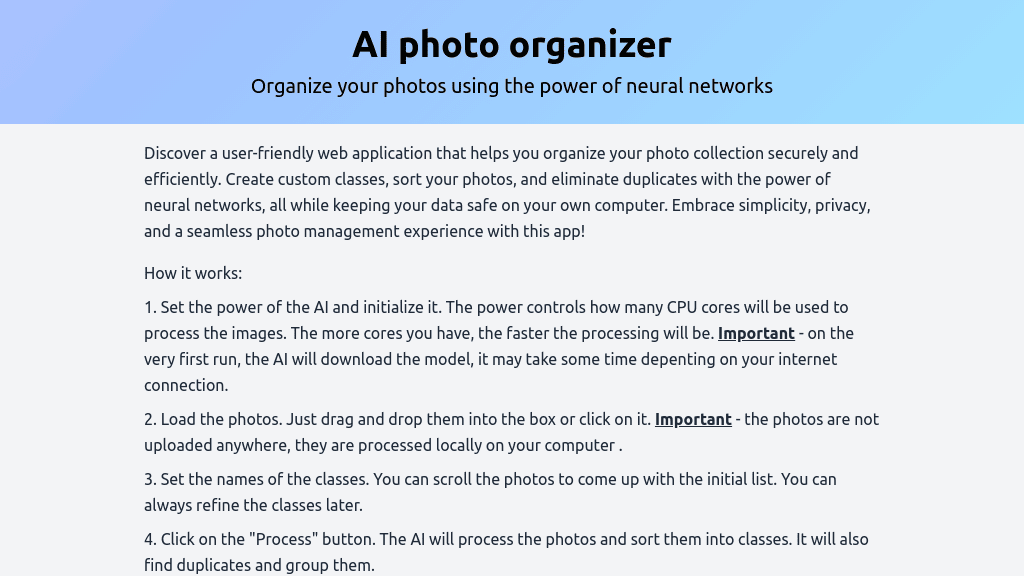AI Photo Sorter | Organize Your Photos with Ease | Futureen