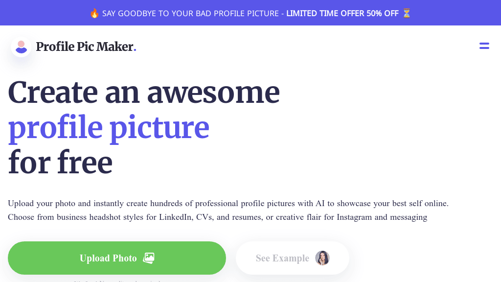 AI Profile Picture Maker | Create Unique Profile Images | Futureen