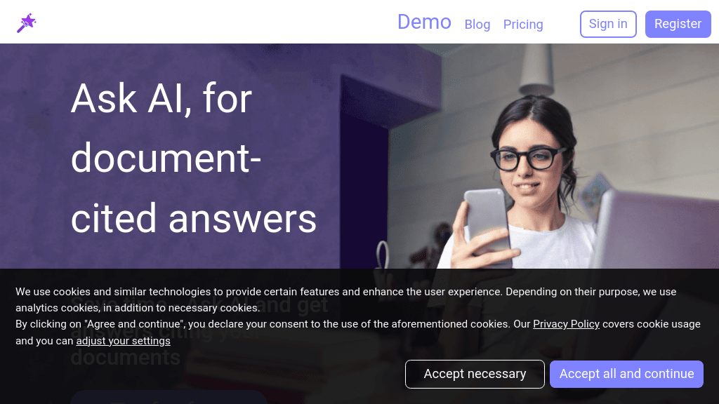 AnyQuestions.ai | AI-powered answers for documents and videos | Futureen