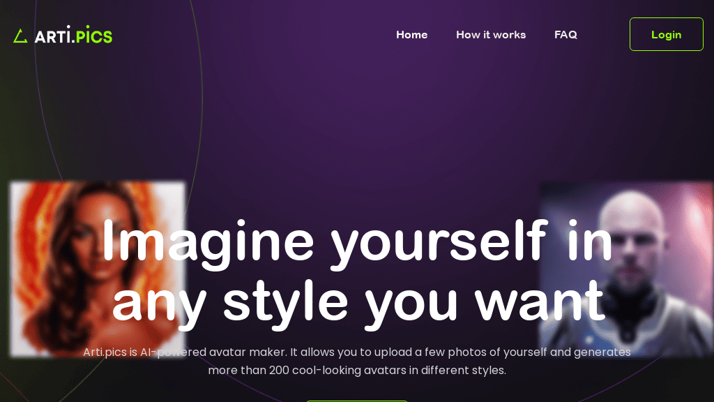 ARTIPICS | Change Your Photos into Over 200 Unique Avatars | Futureen