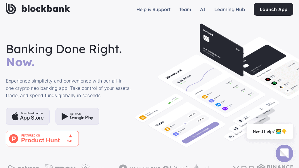 Blockbank | All-in-one crypto app | Futureen