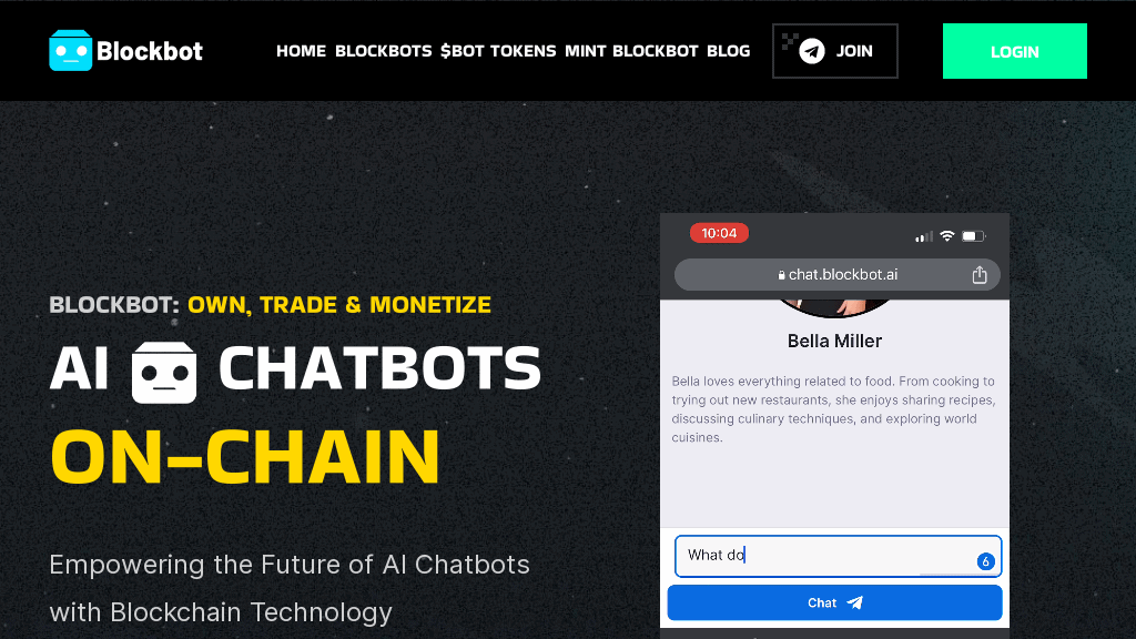 BlockBot | Create, Trade, and Monetize AI Bots | Futureen