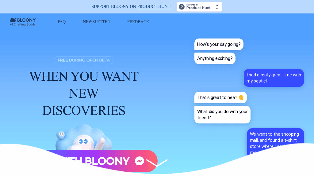 BLOONY | Your Chatting Journey | Futureen