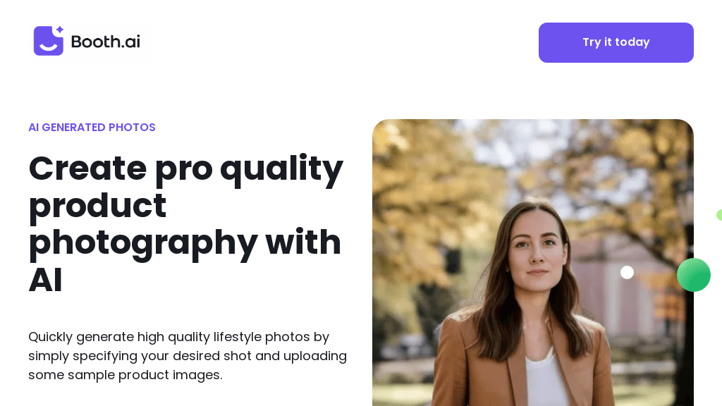 Booth.AI | Create professional product photography with AI | Futureen