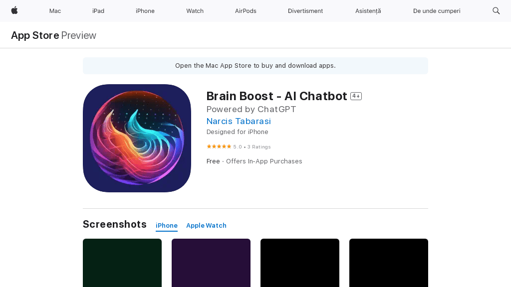 Brain Boost | AI Chatbot for iPhone & iPad | Futureen