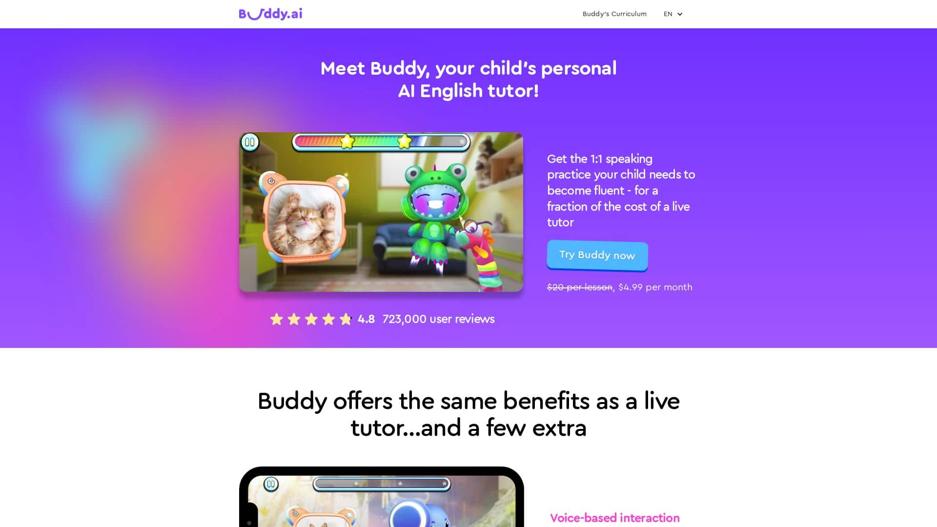 Buddy.ai | Talk to Buddy the AI Tutor | Futureen