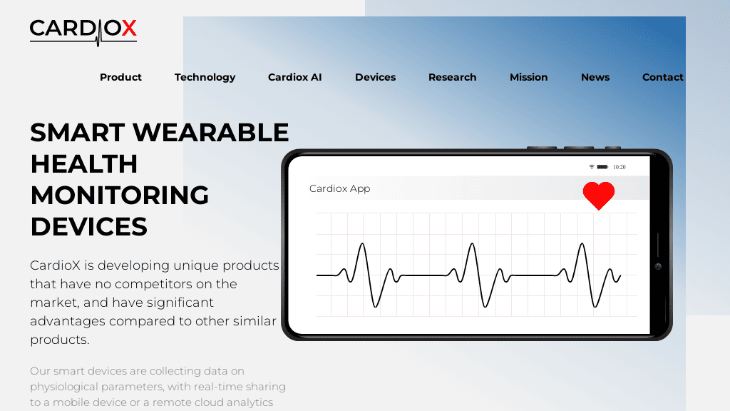 Cardiox | Monitor and Improve Your Heart Health | Futureen