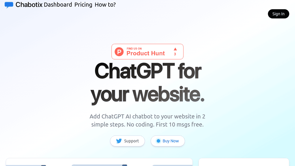 Chabotix | Enhance Your Website with an AI Chatbot! | Futureen