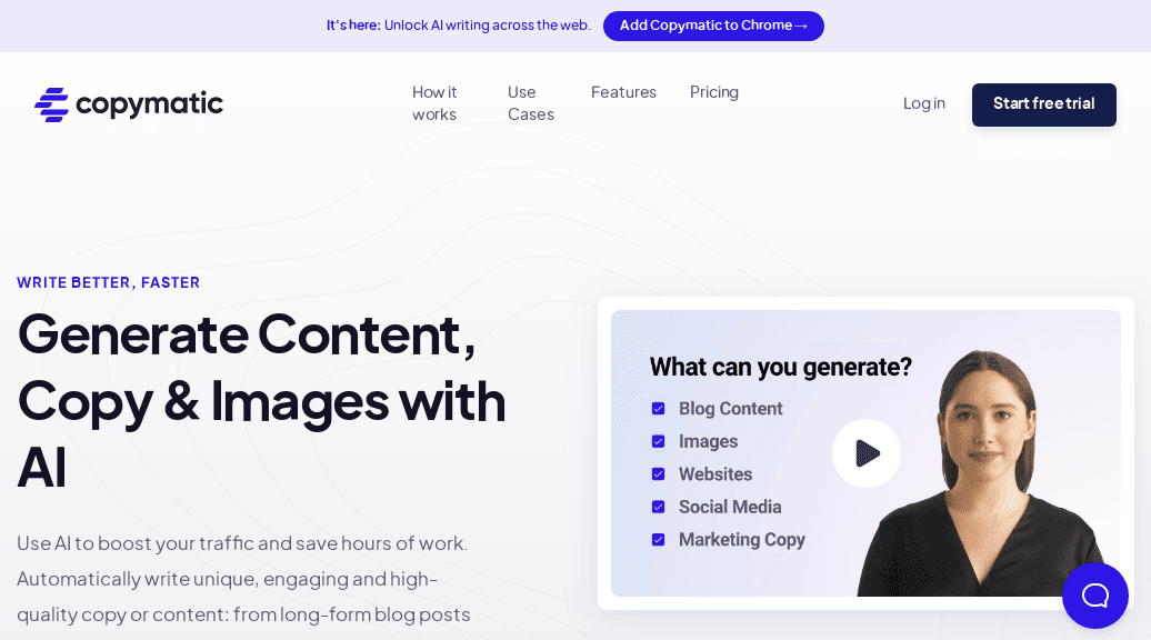 Copymatic | AI Copywriter and Content Creator | Futureen