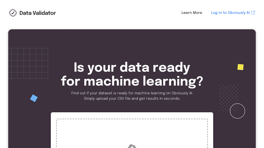 Data Validator | Obviously AI Tools for Accurate Insights | Futureen