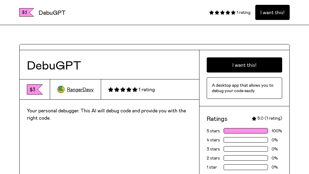 DebuGPT | Your personal code debugger | Futureen
