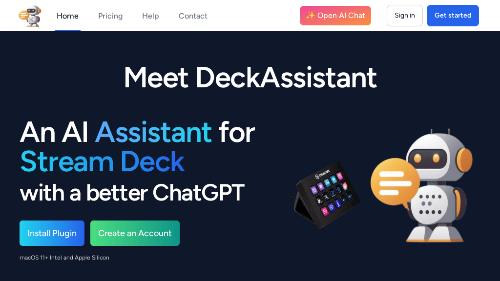 DeckAssistant | AI Assistant for Stream Deck | Futureen