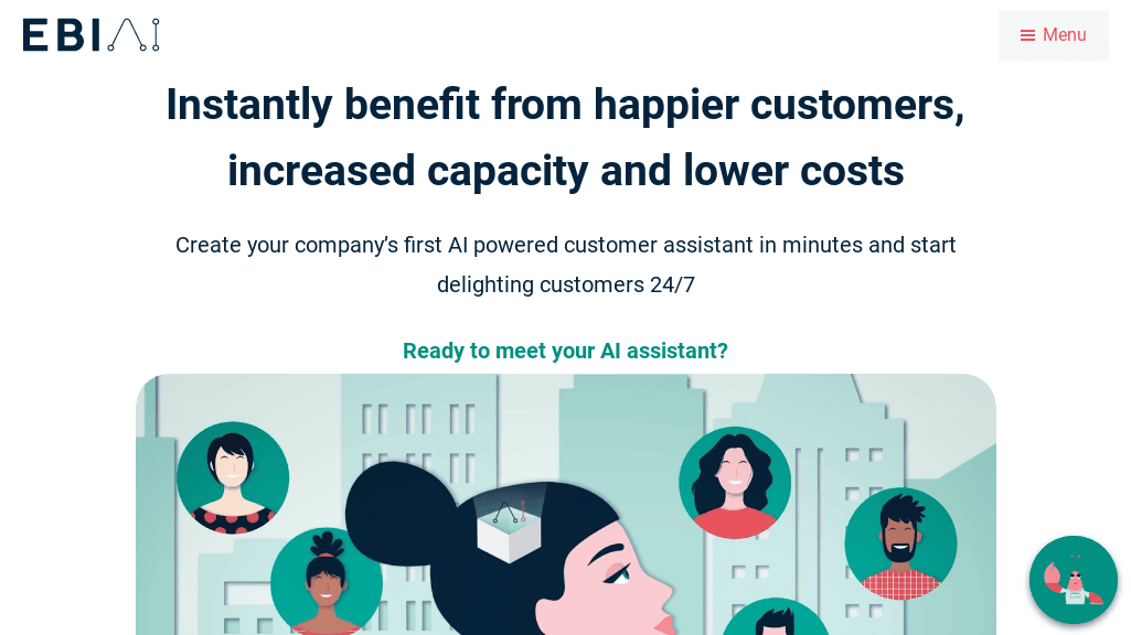 EBI.AI | Boost Customer Happiness and Reduce Costs | Futureen