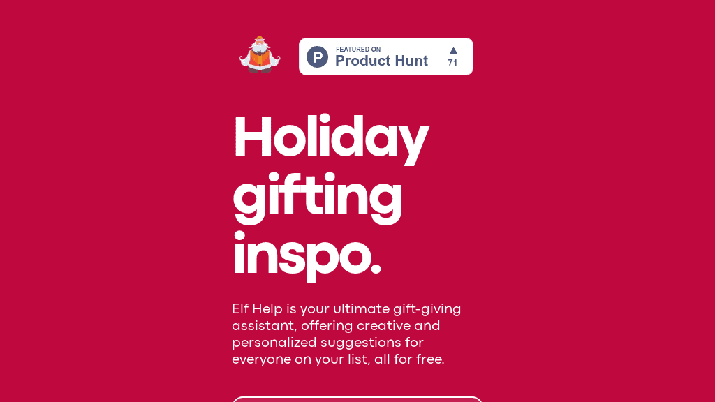 Elf Help | The Gift-Giving Assistant You Need | Futureen