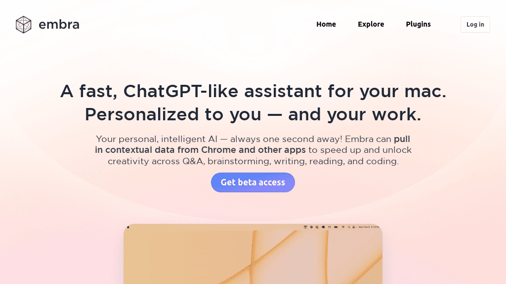 Embra | Your Mac's Fast ChatGPT-like Assistant | Futureen