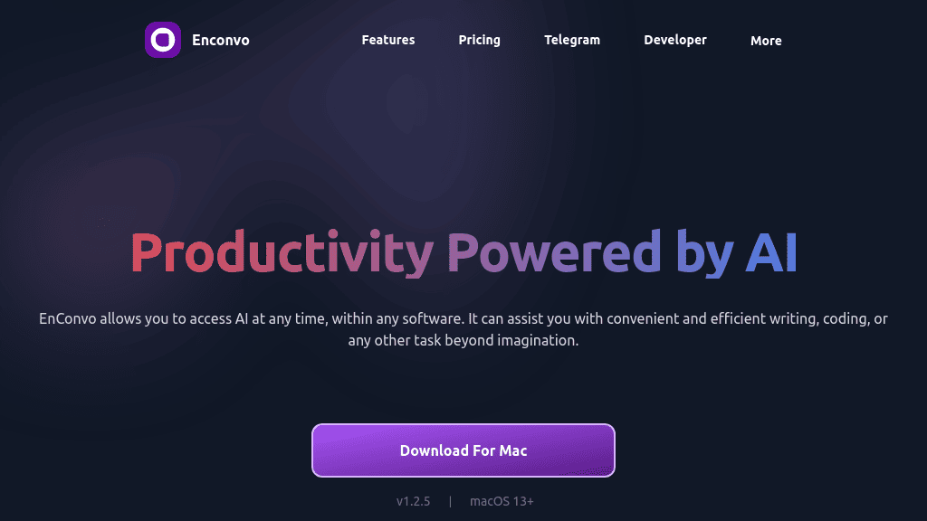 EnConvo | AI Assistant for MacOS | Futureen