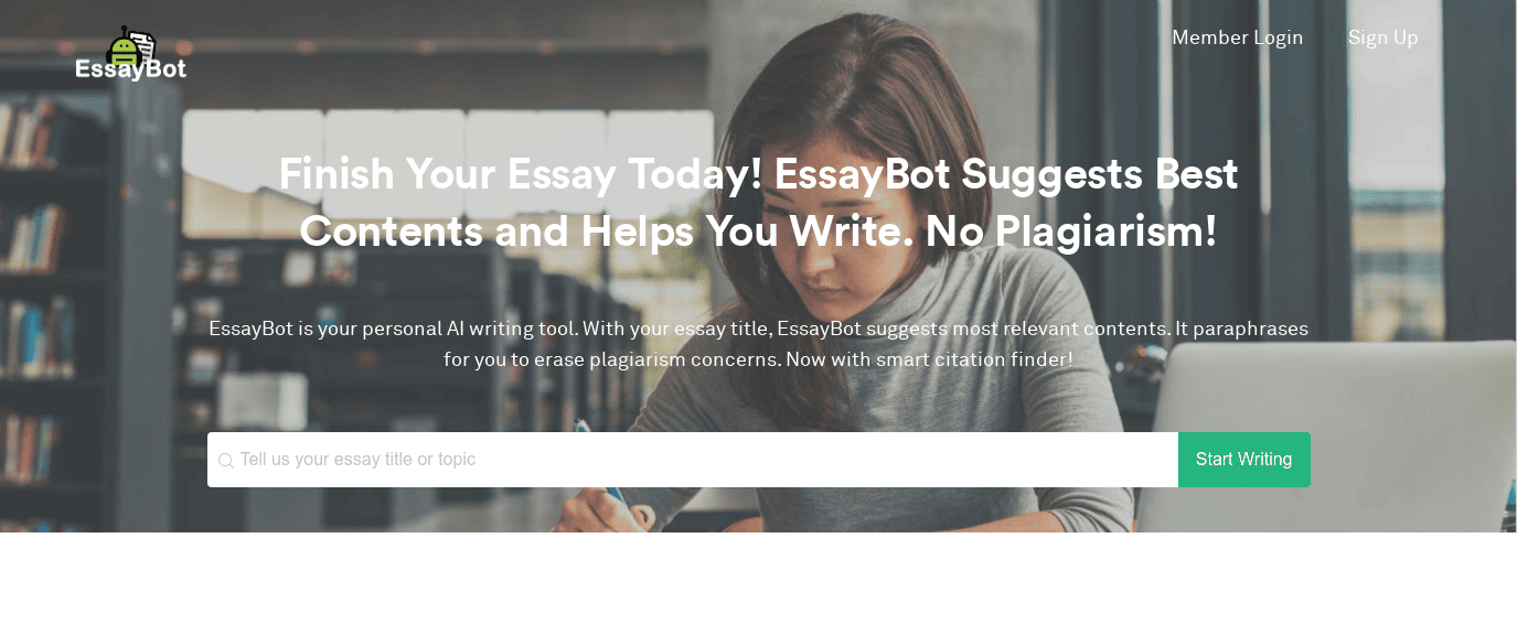 Essaybot | Write Essays with Ease | Futureen