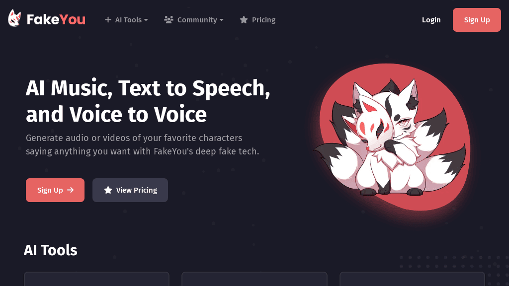 FakeYou | Transform Text into Lifelike Speech | Futureen