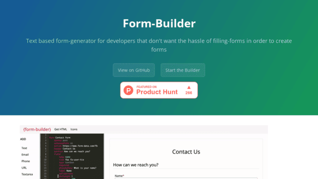 Form-Builder 🛠️: Hassle-free form generation for developers | Futureen