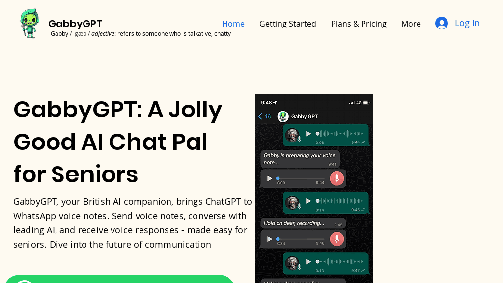 GabbyGPT | Voice Assistant for WhatsApp | Futureen