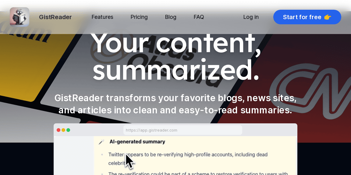 GistReader | Read Faster and Take in More | Futureen