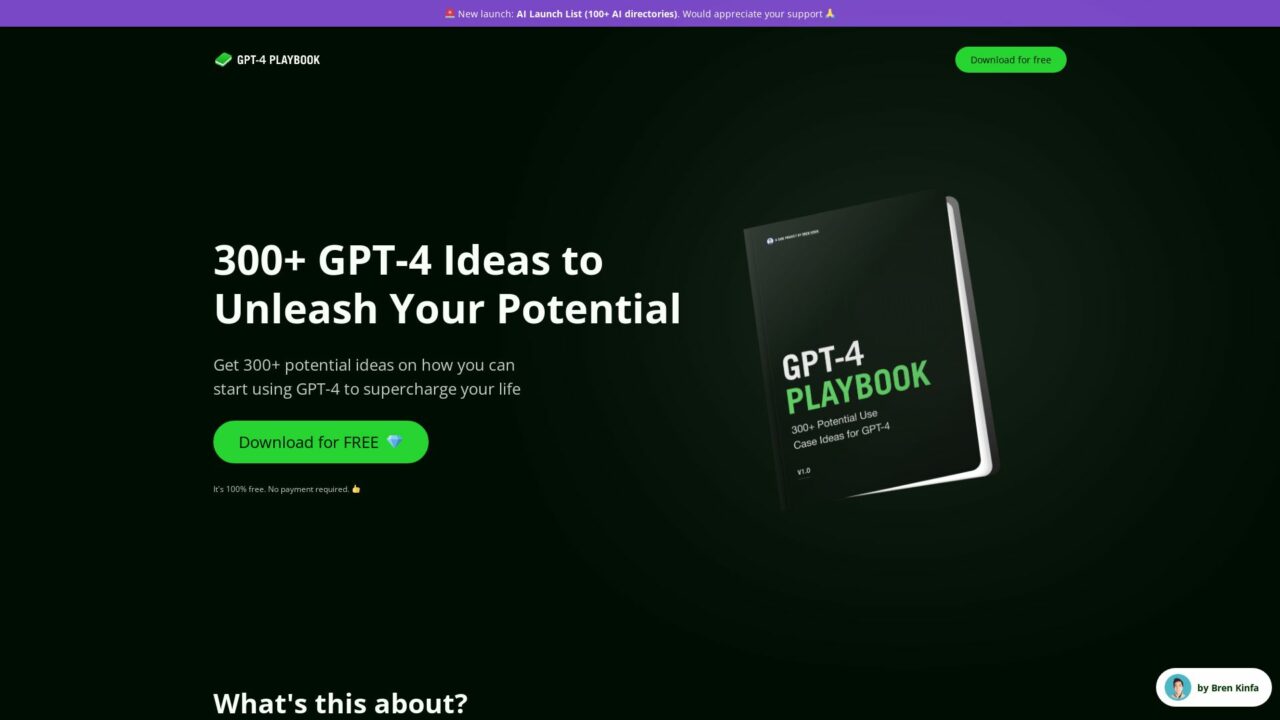 GPT-4 Playbook 📚: 300+ Use Cases & Ideas | Futureen
