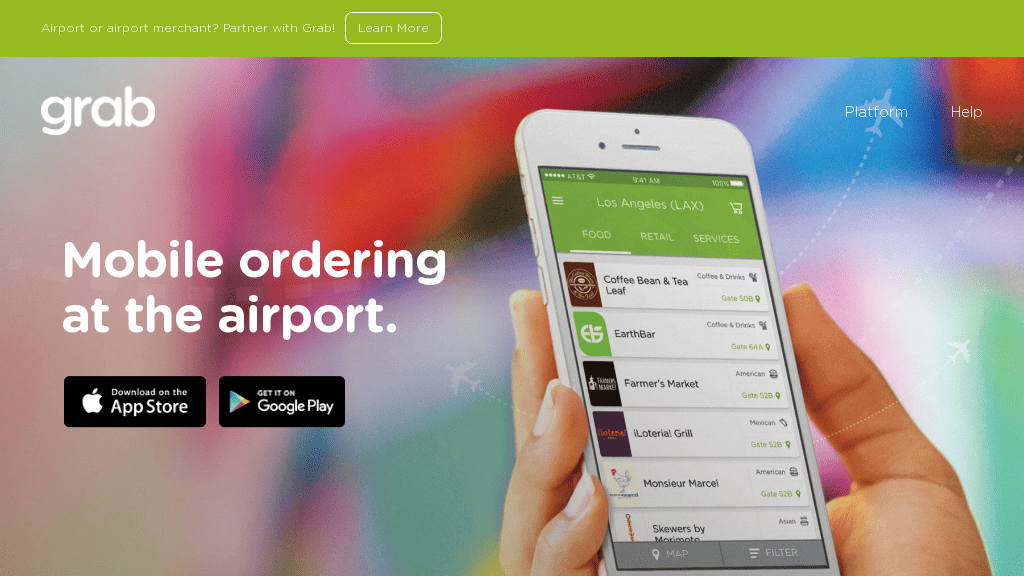 Grab | Order Food at the Airport | Futureen