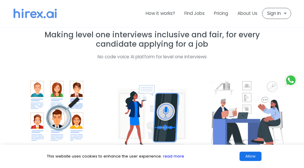 hirex.ai | Fair Level One Interviews Made Easy | Futureen