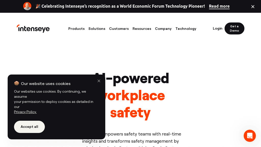 Intenseye | AI Solutions for Workplace Safety | Futureen