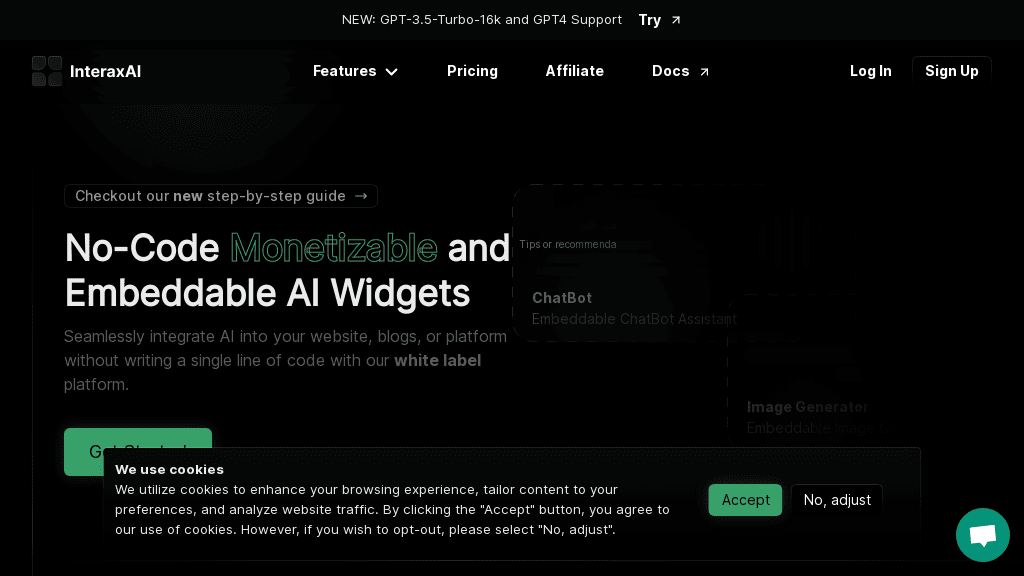InteraxAI | No-Code AI Widgets | Futureen