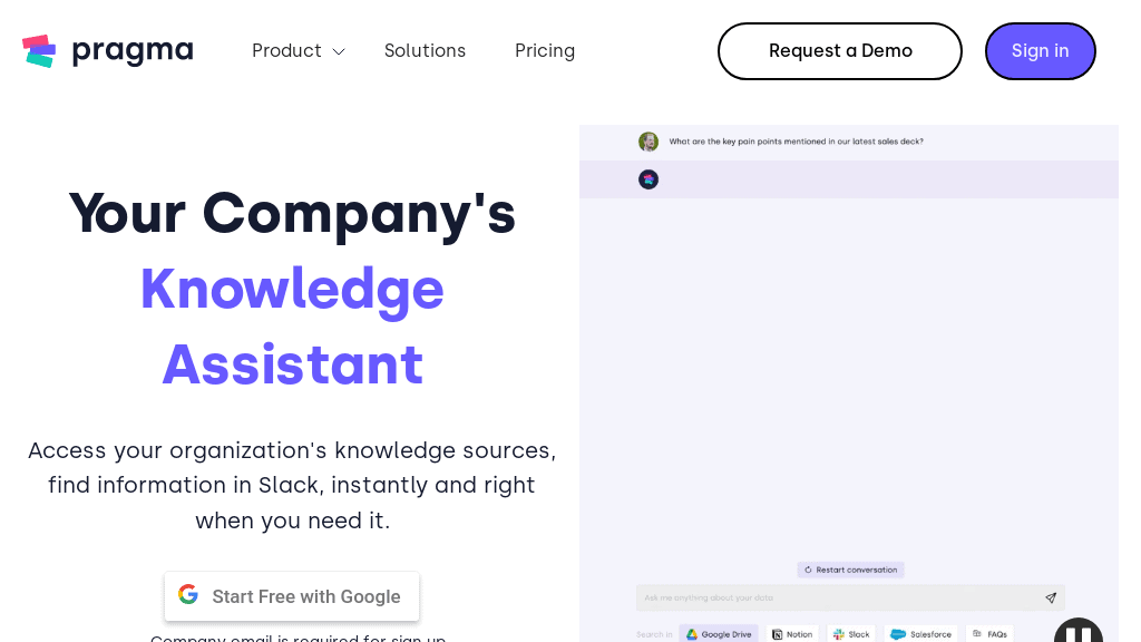 Knowledge Assistant | Instantly find information in Slack | Futureen