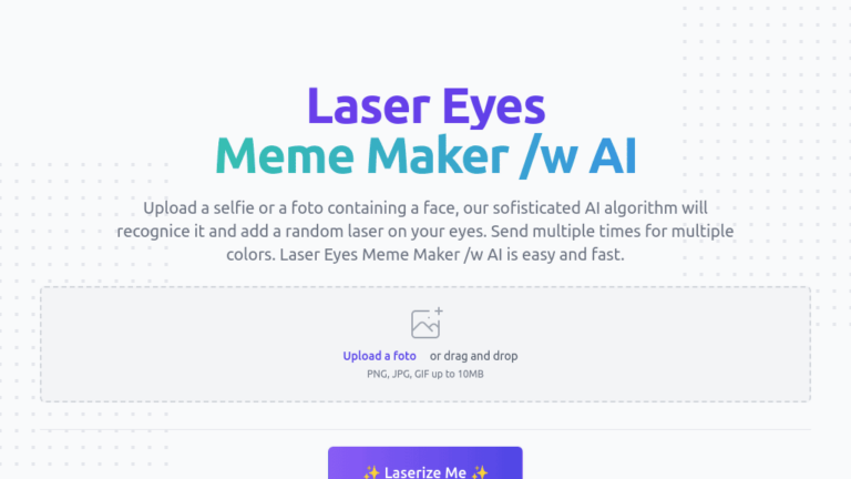 Laser Eyes Meme Maker 🤩 | Futureen