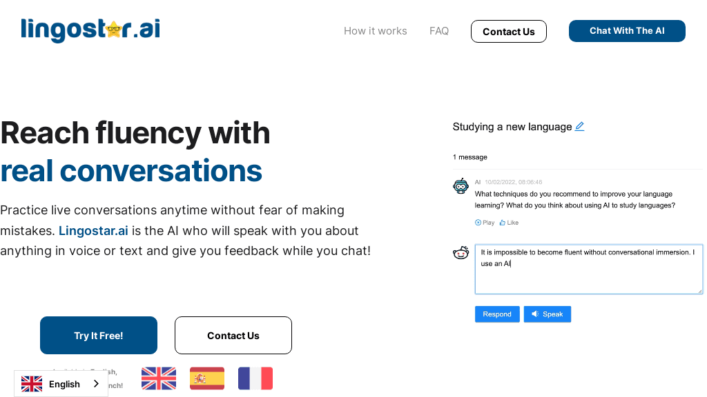 Lingostar | Fluent Conversations for Language Learners | Futureen