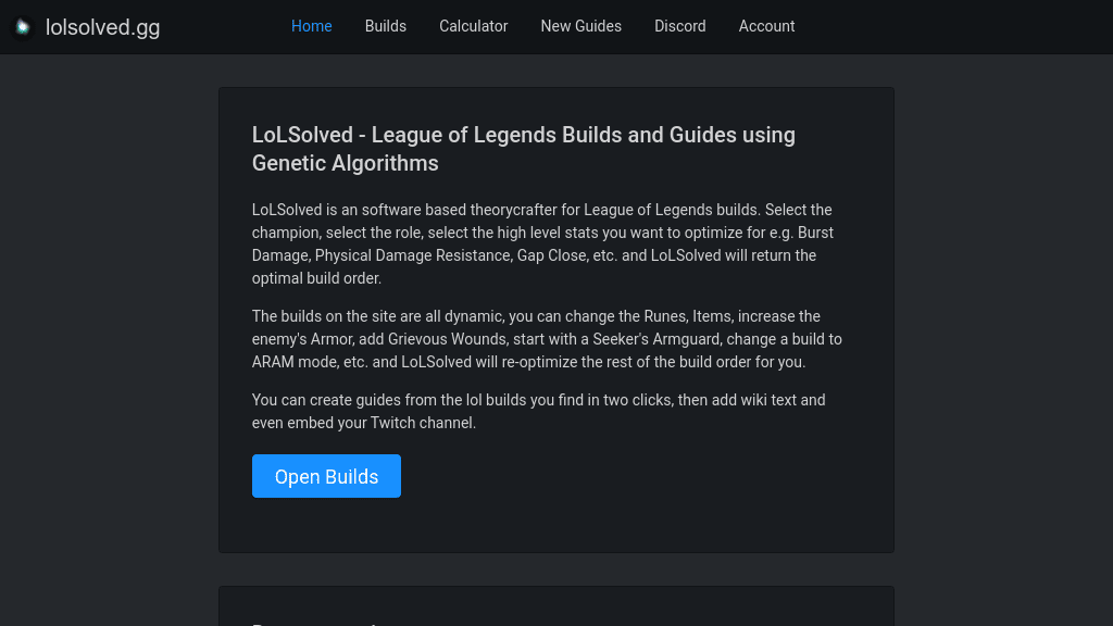 LoLSolved | Optimize Builds Using Genetic Algorithms | Futureen LoLSolved | Optimize Builds Using Genetic Algorithms | Futureen