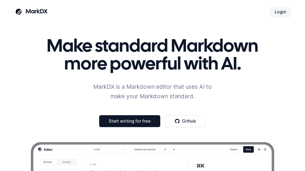 MarkDX | A Simple Markdown Editor | Futureen