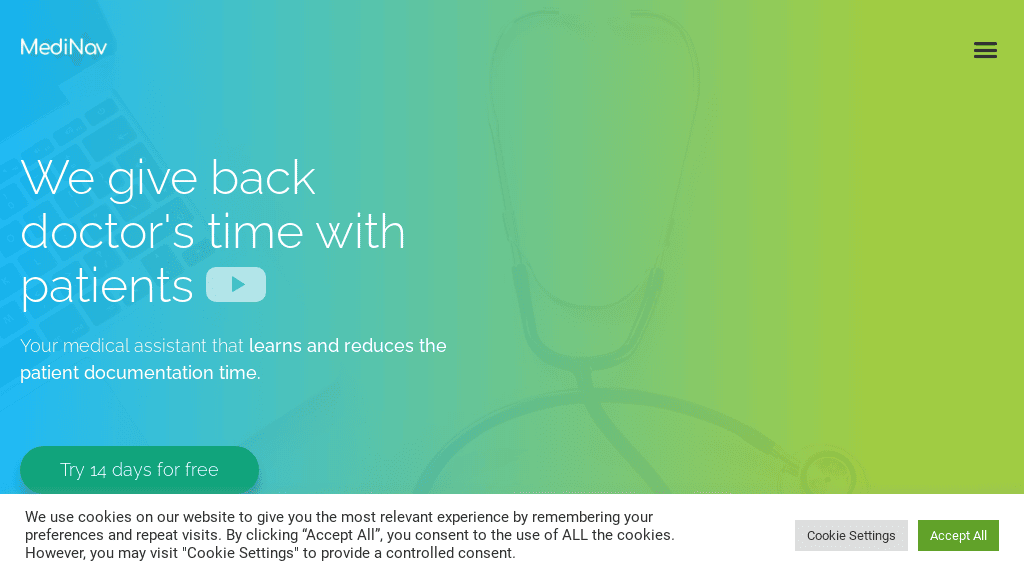 MediNav | Efficient Medical Dictation Assistant | Futureen