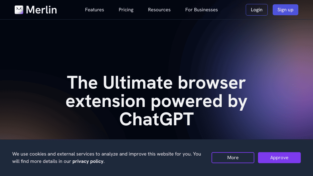 Merlin AI | ChatGPT & GPT-4 Accessible on Any Site | Futureen