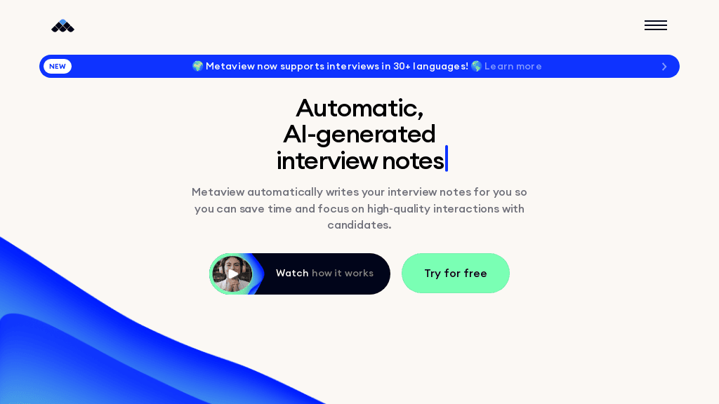 Metaview | Automatic Interview Notes Made Easy | Futureen