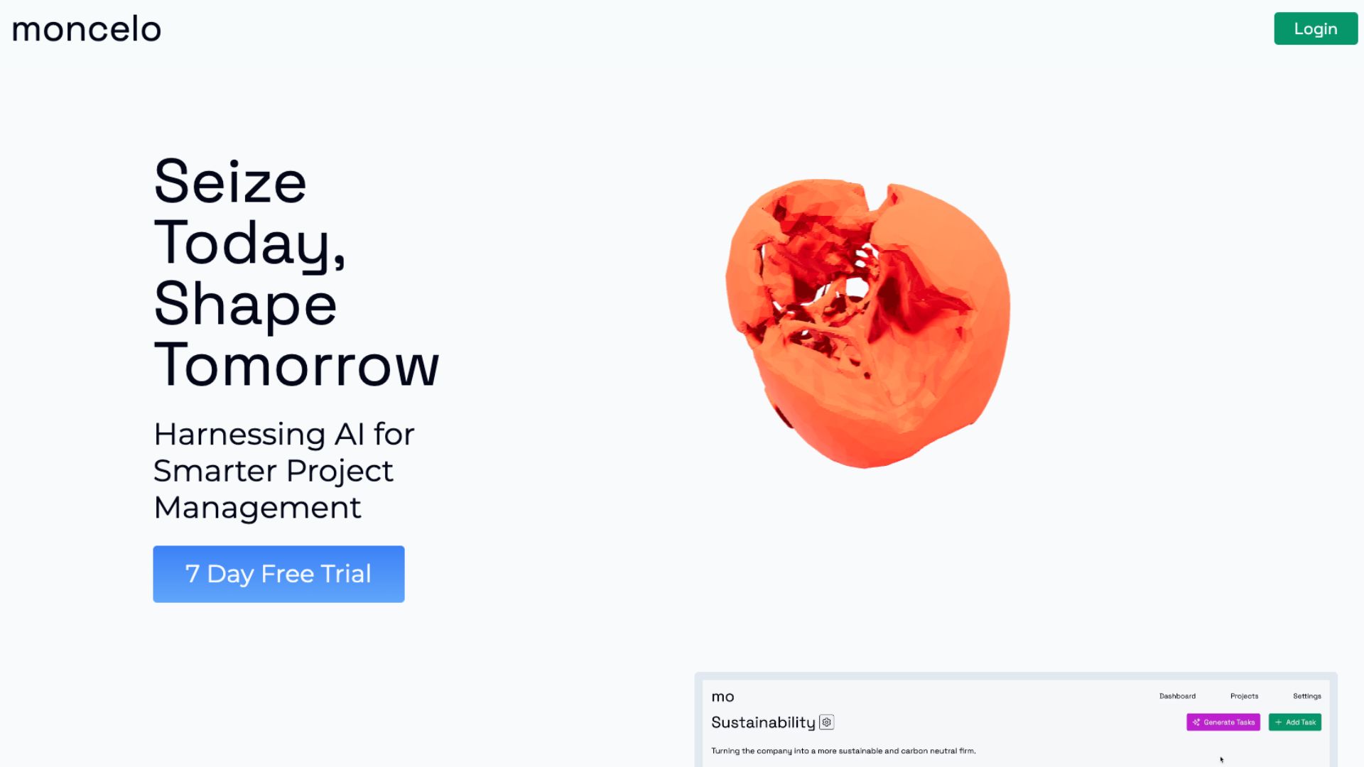 Moncelo AI Powered Project Management Tool Futureen