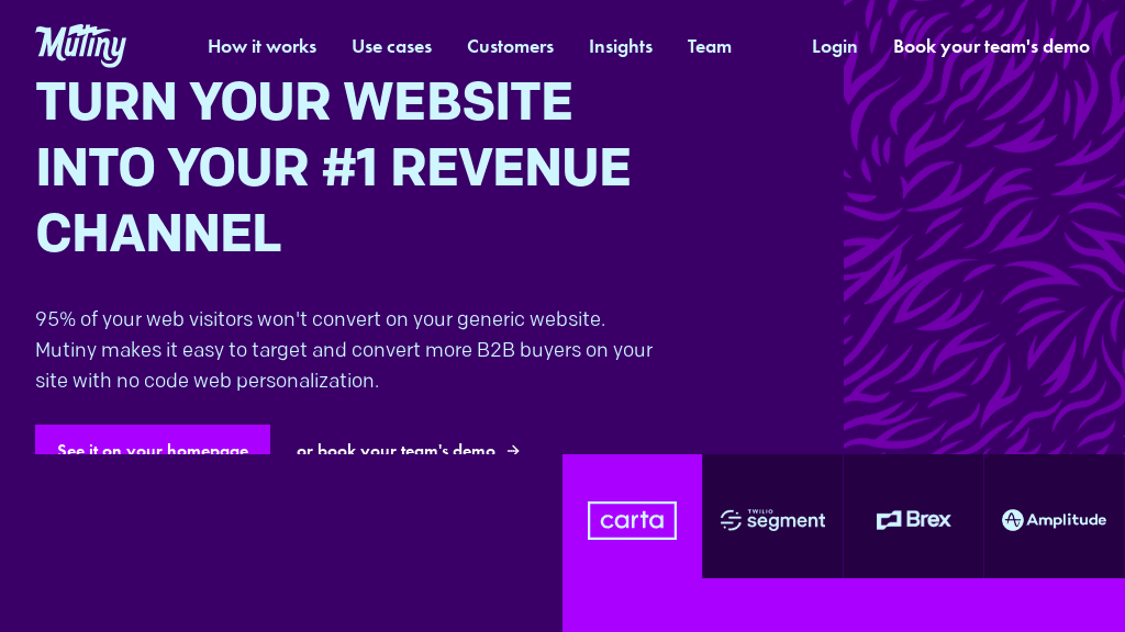 Mutiny 🚀 Convert Demand into Revenue | Mutiny | Futureen