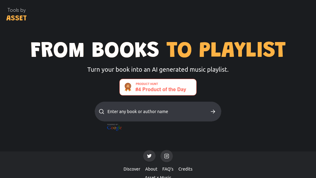 Muzify | Create a Playlist from Your Book | Futureen