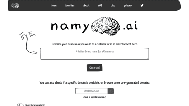 Namy.ai: The Ultimate Domain Generator 🚀 | Futureen
