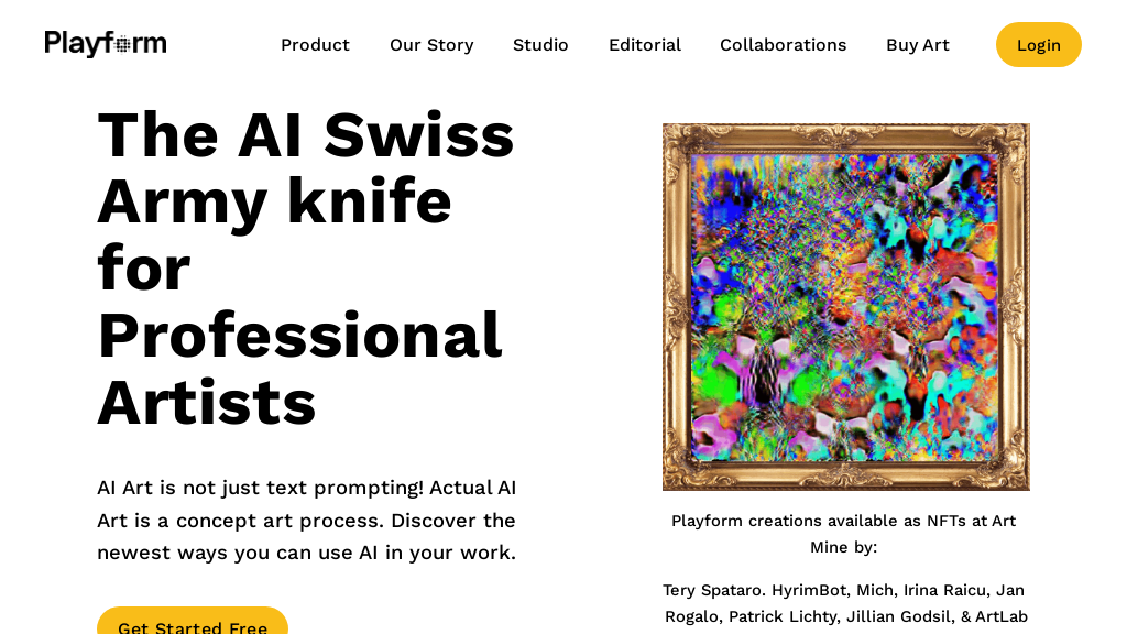 Playform | Unlimited AI Art Creation | Futureen