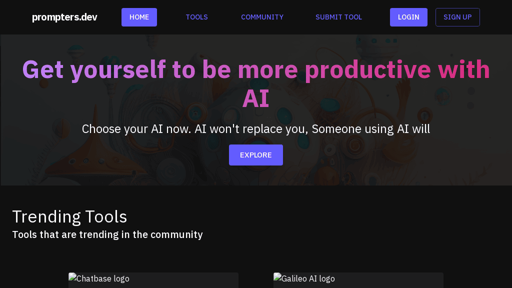 prompters.dev | Connect and Share AI Tools | Futureen
