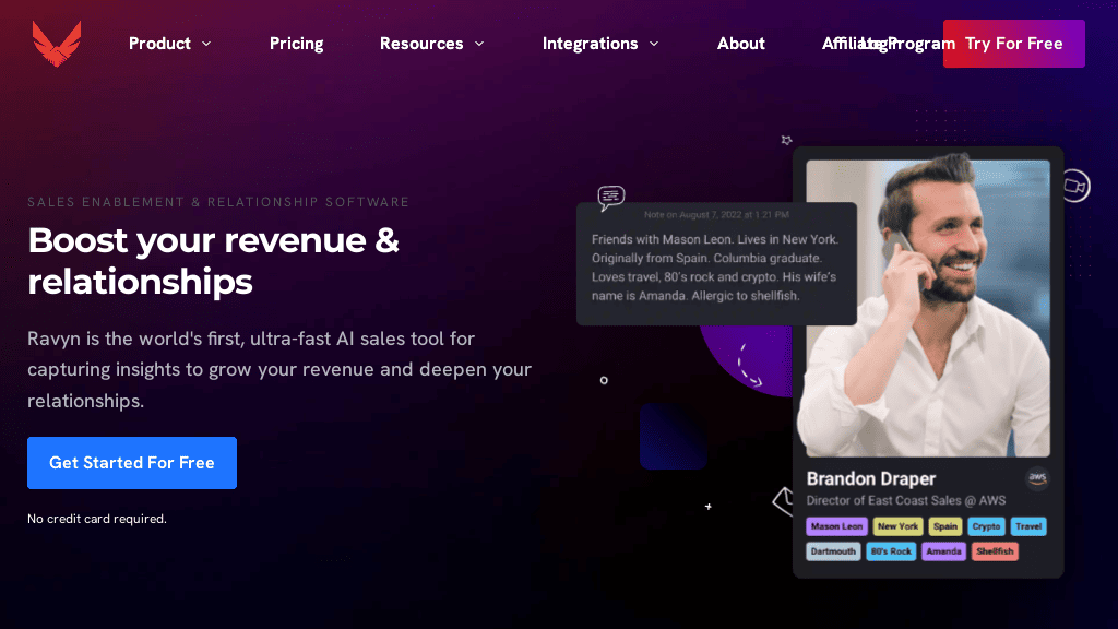 Ravyn | Boost Sales Using AI Insights | Futureen