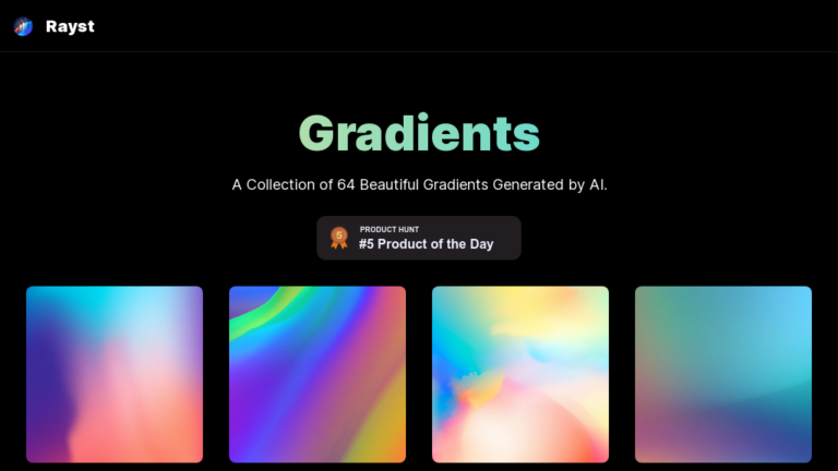 Rayst | Amazing AI-Generated Gradient Collection | Futureen